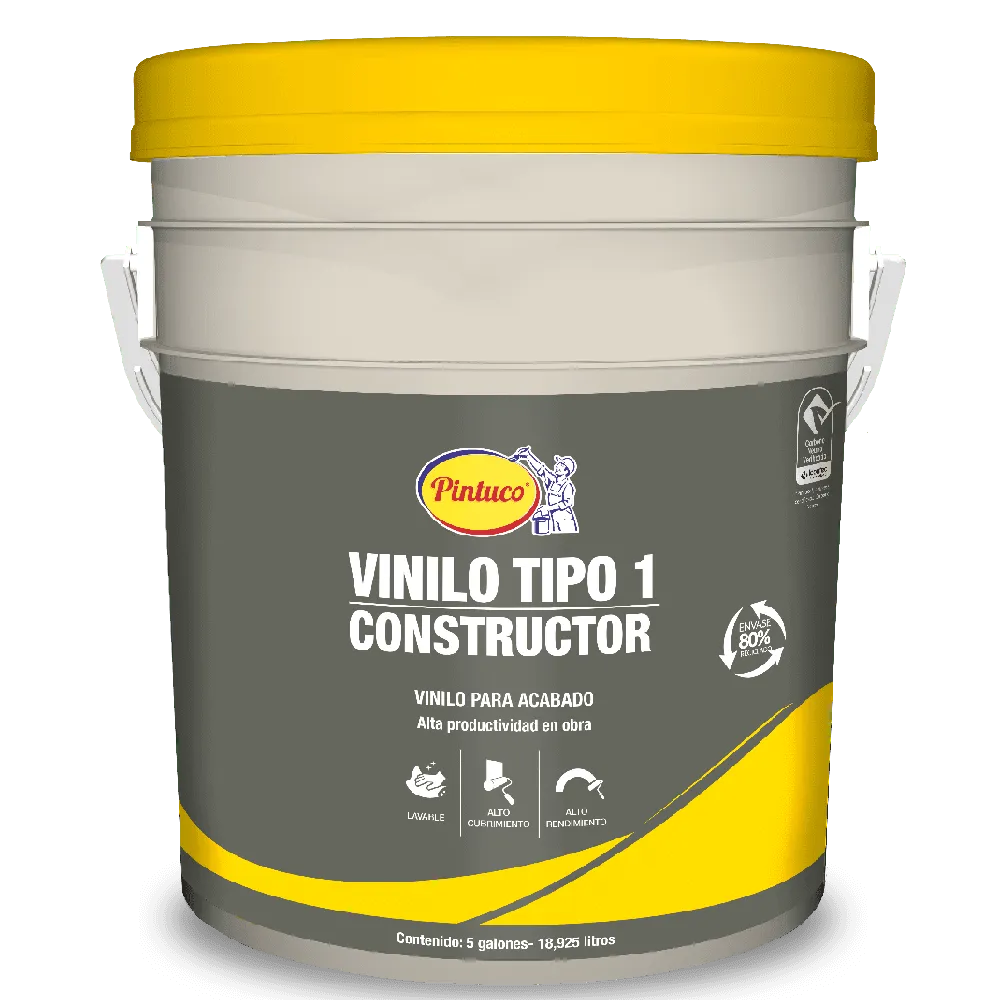 Pintura Vinilo Tipo 1 Constructor | Pintuco